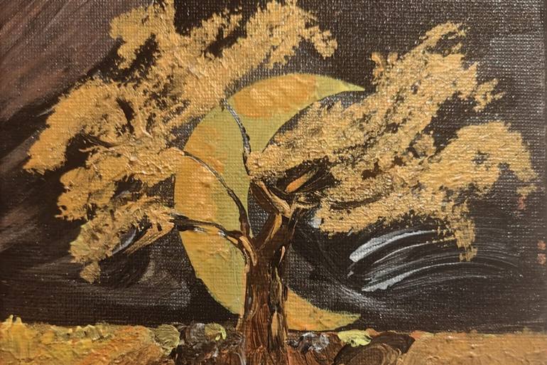 Winter Solstice Painting by Inma Solano | Saatchi Art