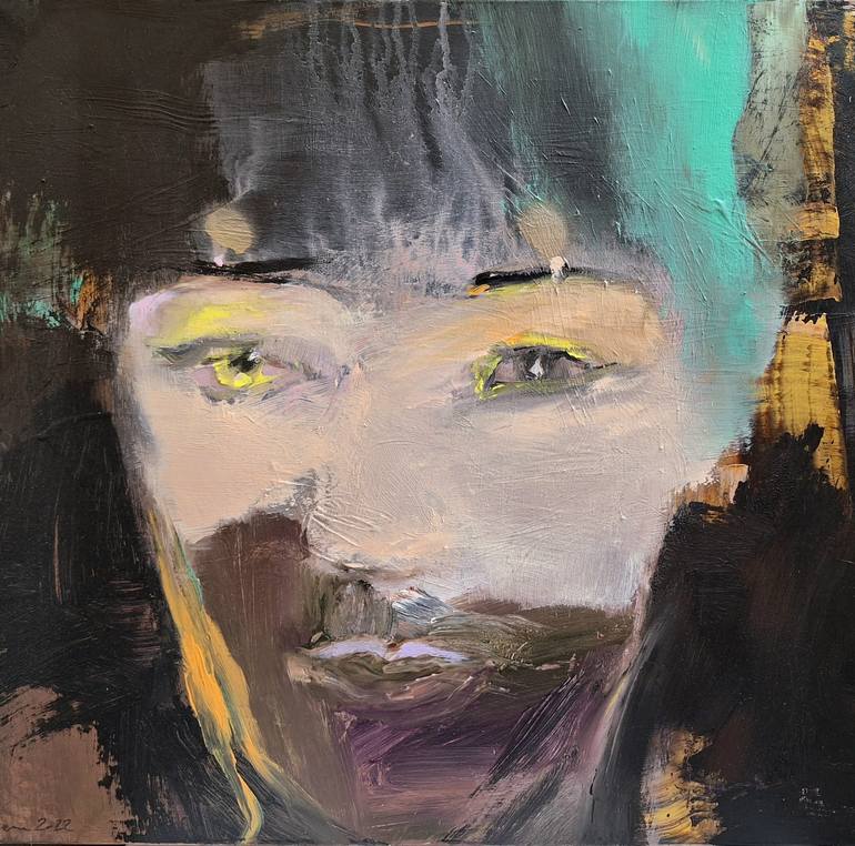 Interview Painting by Leena Noux | Saatchi Art