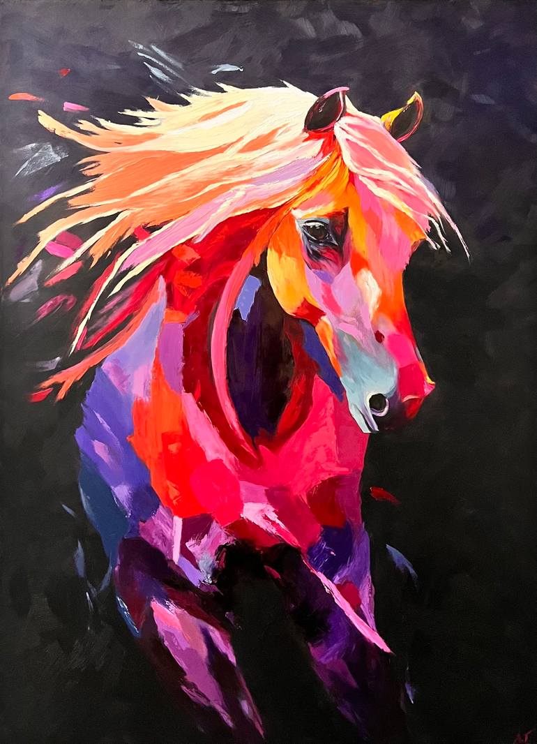 Ember Storm Painting by Anna Tasheva | Saatchi Art