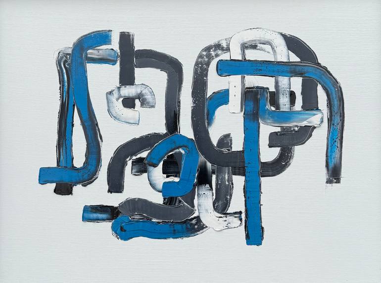 Canine Supervision Painting by Stephen Ursino | Saatchi Art