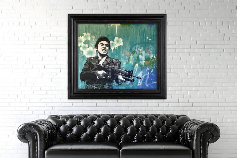 Tony Montana - Scarface Painting by Elad Ochayon | Saatchi Art