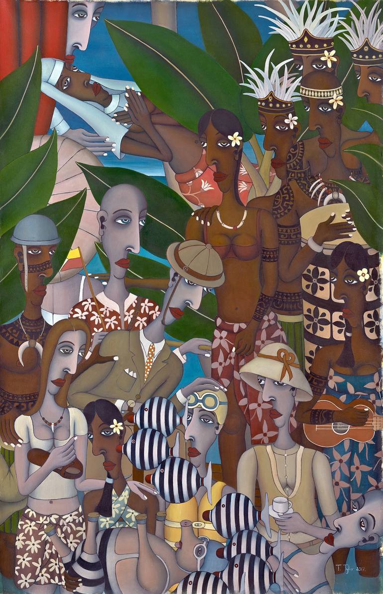 The Marquesas Adventure Painting by Tim Tyler | Saatchi Art