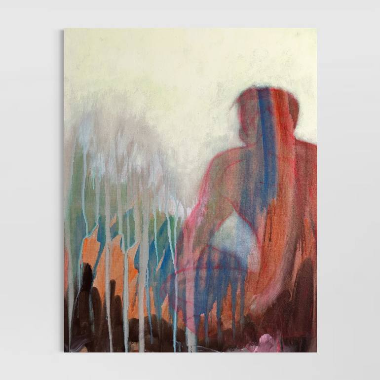 Deer Divinity Painting by Mark Jackson | Saatchi Art