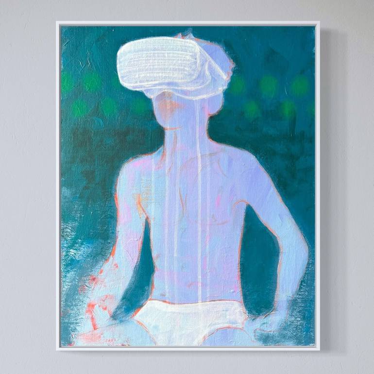 Violet Vision Painting by Mark Jackson | Saatchi Art