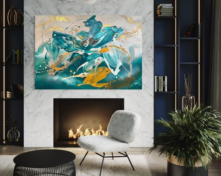 THE POWER OF ŠAKTI Mixed Media by Kristýna Palatá | Saatchi Art