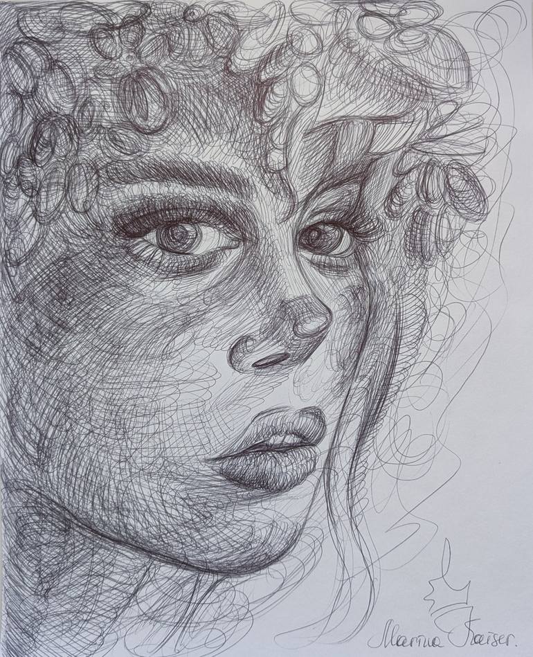 Euphoria Drawing by Marina Kaiser | Saatchi Art