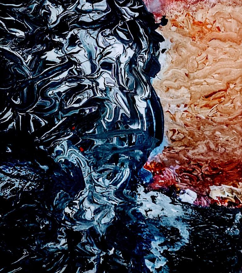 Elemental Fusion Painting by Kimberlee Christiansen | Saatchi Art