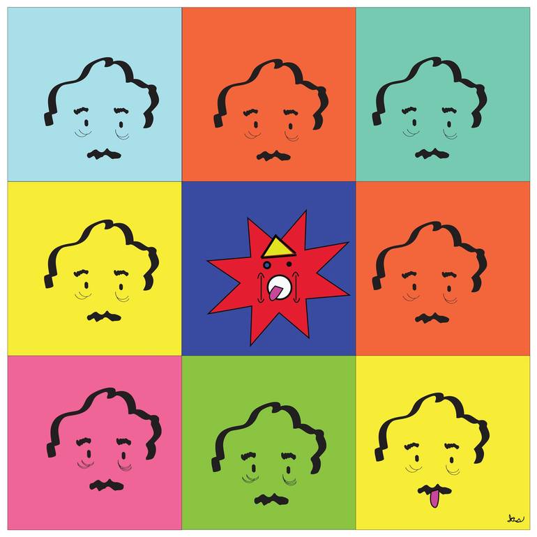 SL20170517 Another Einstein Digital by James Stuart Nolte | Saatchi Art