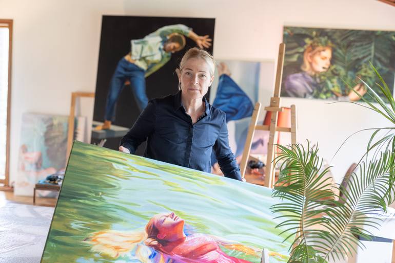 Introvert Painting by Sirje Papp | Saatchi Art