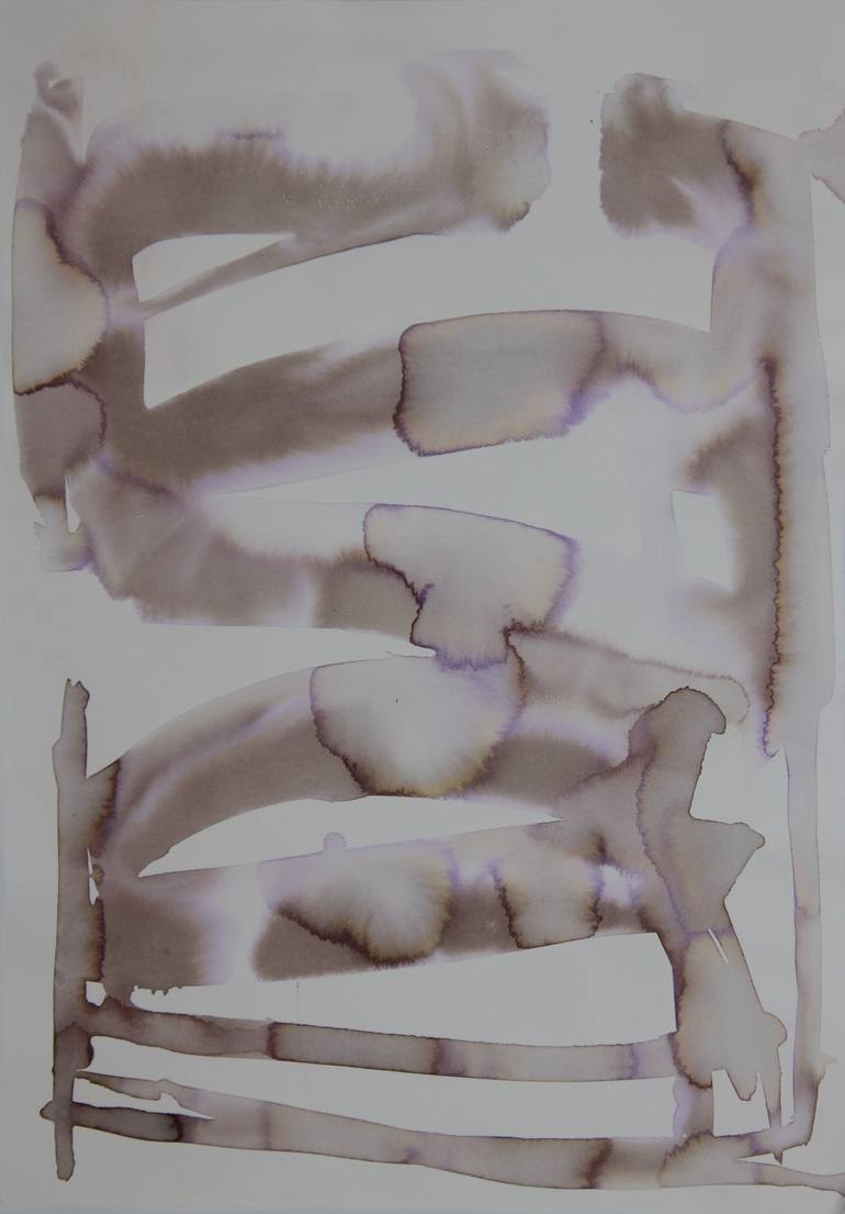 Zig-zag open Painting by Magdalena Kalieva | Saatchi Art