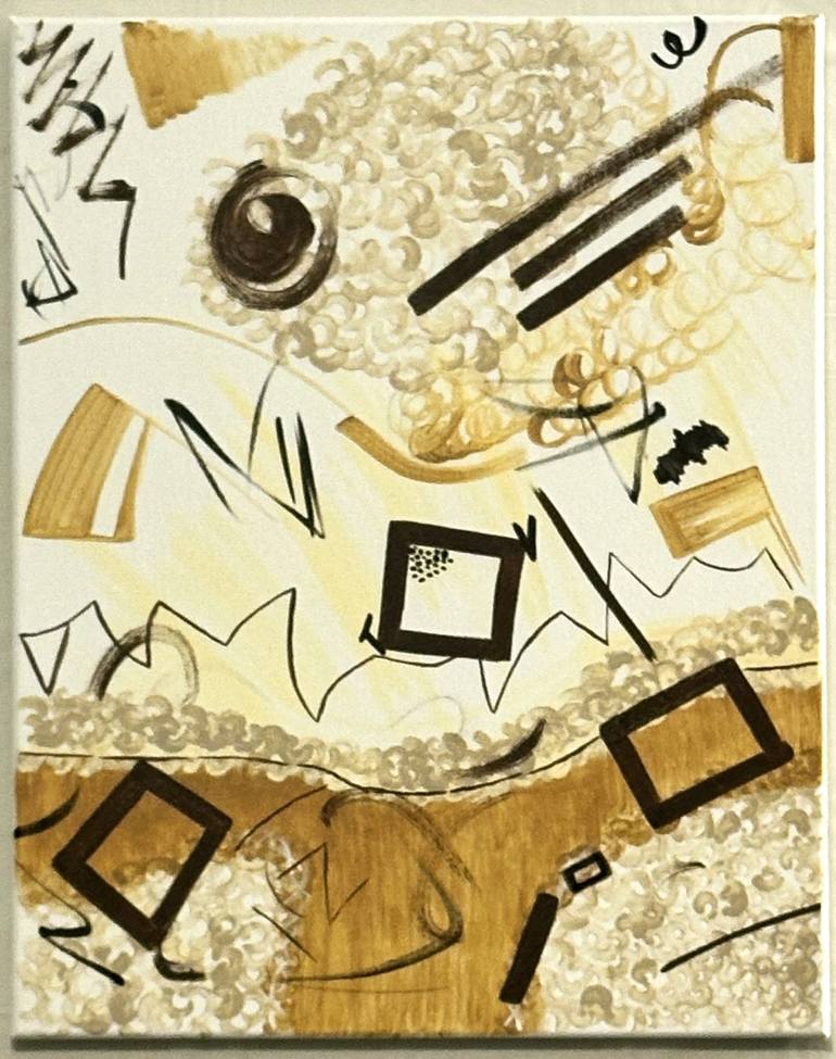 Neutral Chaos Painting by Jenae Martin | Saatchi Art