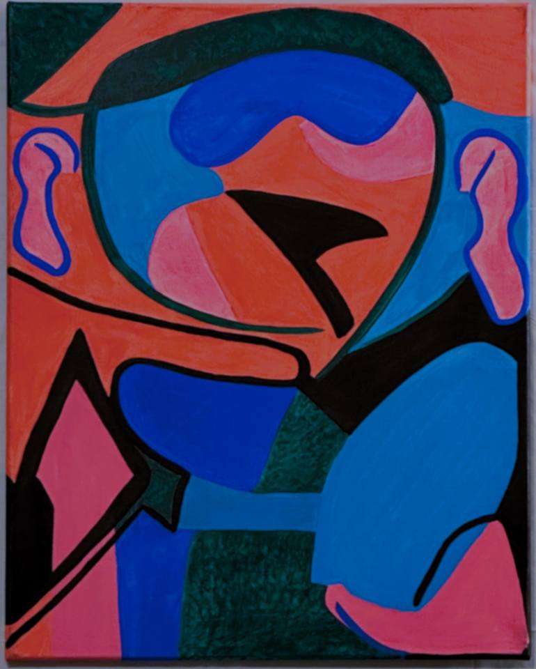 The Nonsense Man Painting by Jenae Martin | Saatchi Art