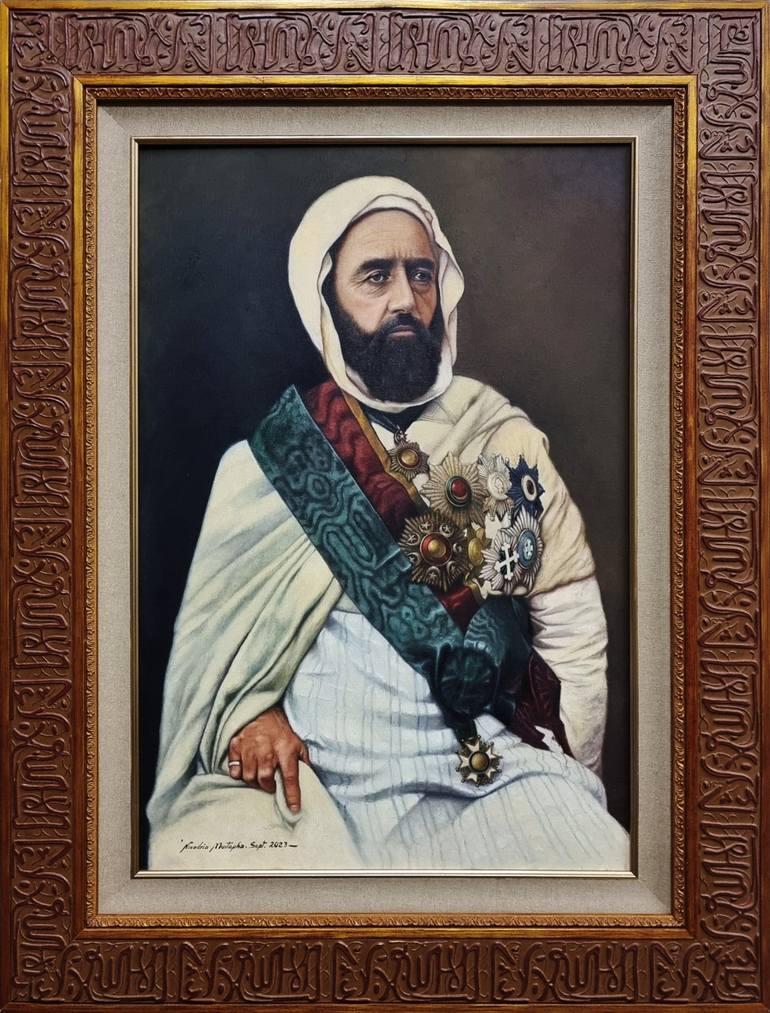 Emir Abdel-Kader Painting by Mustapha Nouadria | Saatchi Art