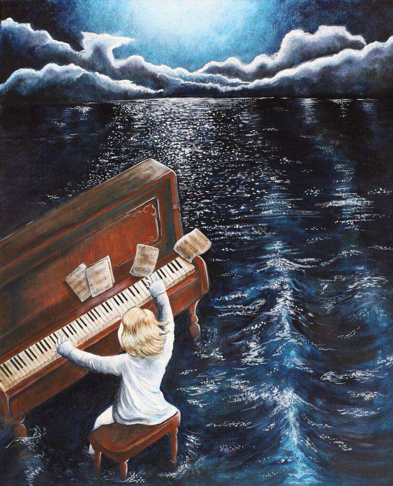 Dead Boys Poem Painting by helena babic | Saatchi Art