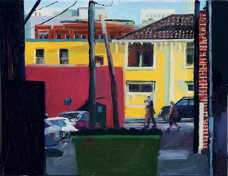 Alley Painting by David Cooper | Saatchi Art