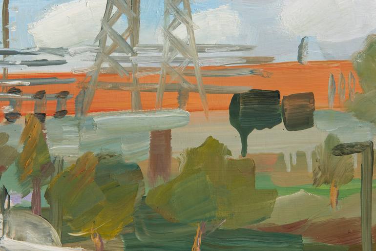 Electrical Station Painting by David Cooper | Saatchi Art