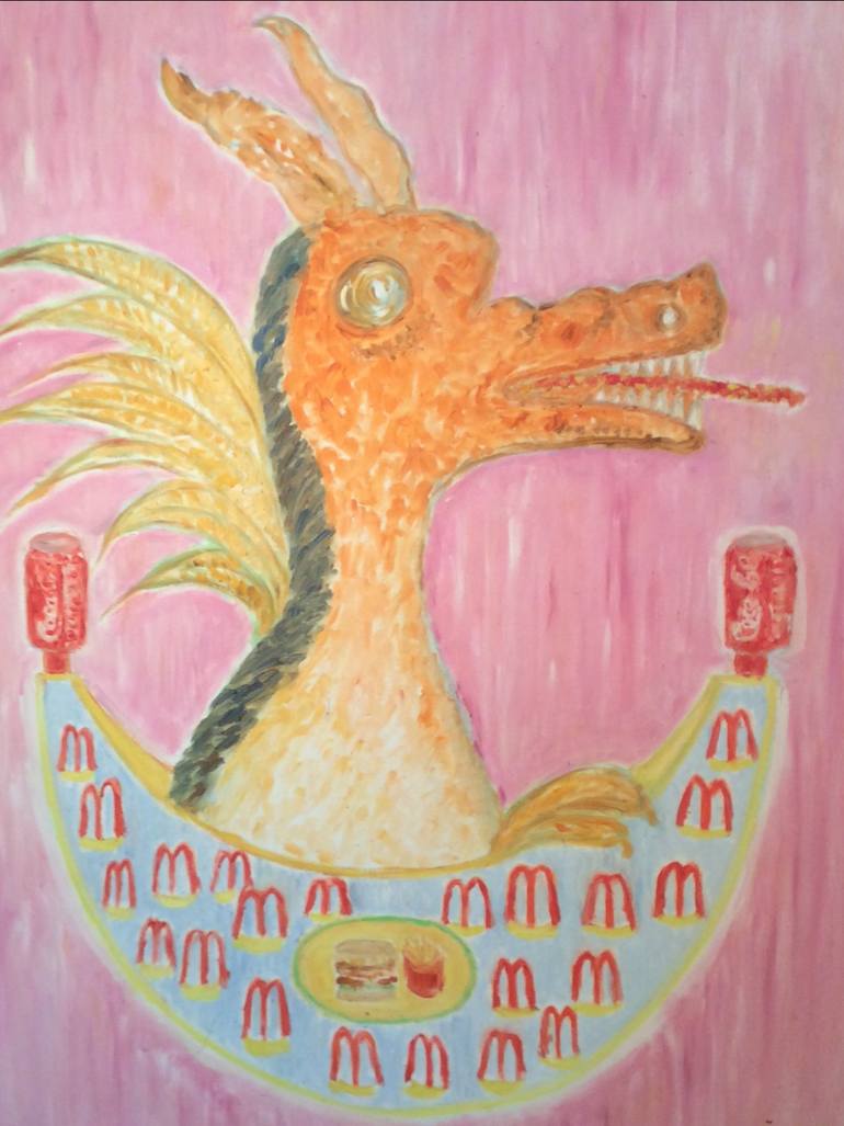 McDo Painting by Gisele Van Wambeke | Saatchi Art