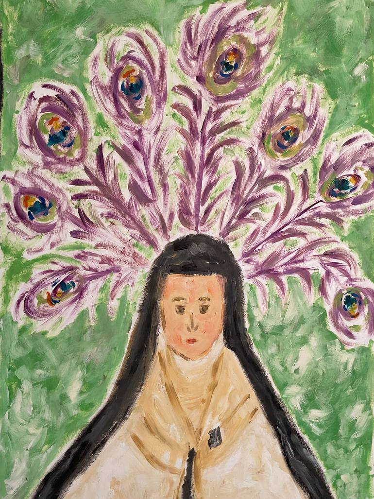 The glorification Painting by Gisele Van Wambeke | Saatchi Art