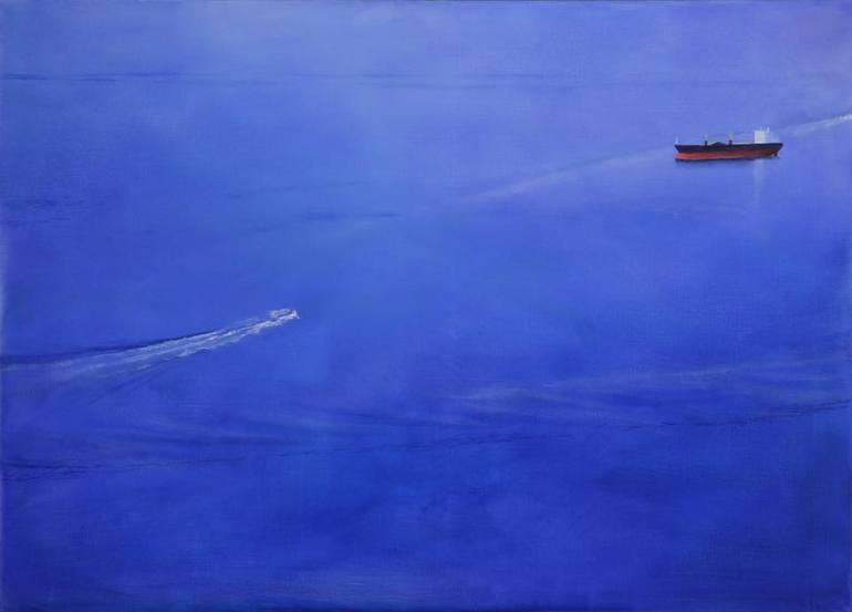 In silent seas Painting by Garrett Cormican | Saatchi Art