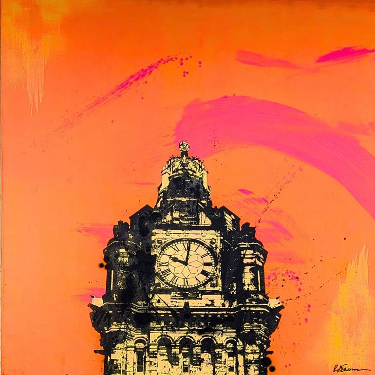 Edinburgh - No. 1 Princes Street Painting by Rob Stevenson | Saatchi Art