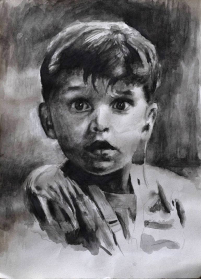 The First Hearing: The Astonished Gaze of Discovery Drawing by ...