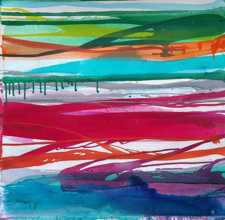 Gulf Spilling Painting by Judy Palaferro | Saatchi Art