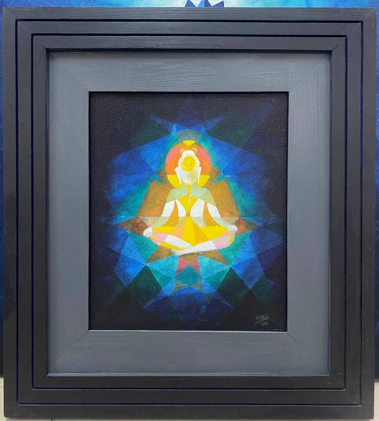 Lod Buddha Painting by Sakib Khan | Saatchi Art