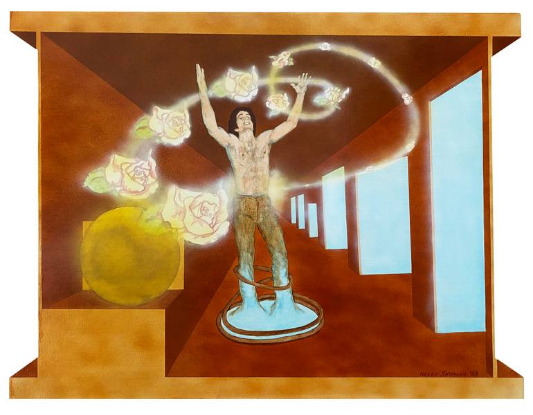 The Approval: My Most Welcome Gift with framed poem Painting by Helen P ...