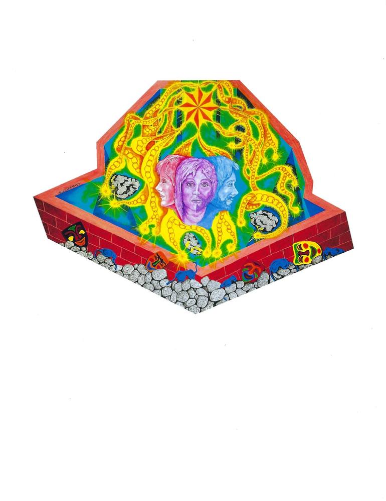 Part Gender; All Human Painting by Helen P Shipman | Saatchi Art