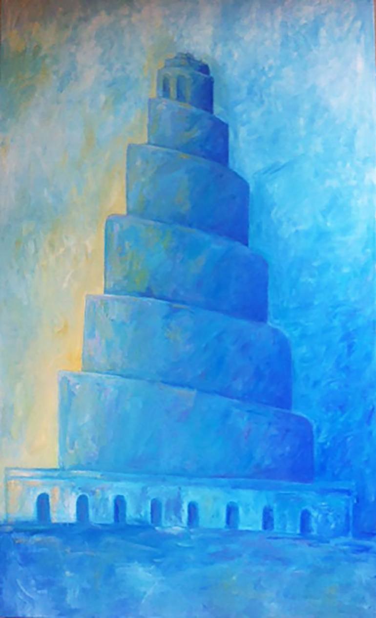 Samarra/Archimedean Spiral Painting by Ceylan Pinar Genç | Saatchi Art