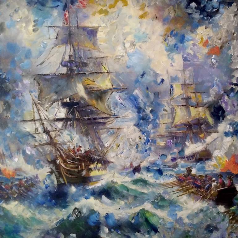 John Paul Jones Painting by Kate Johnson | Saatchi Art