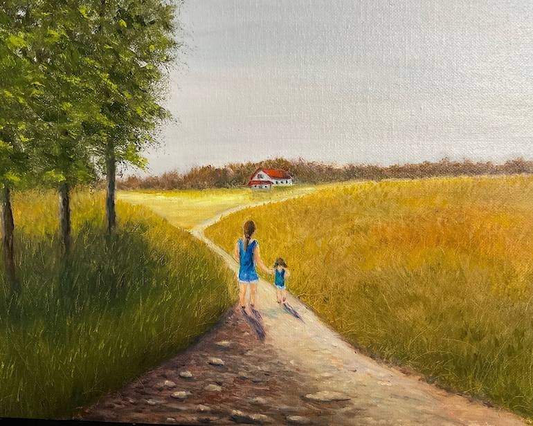 Going Home Painting by Brinda Seymour | Saatchi Art