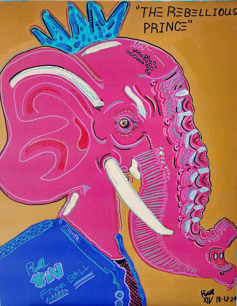 The Rebellious Prince Painting by Ravell Robinson | Saatchi Art