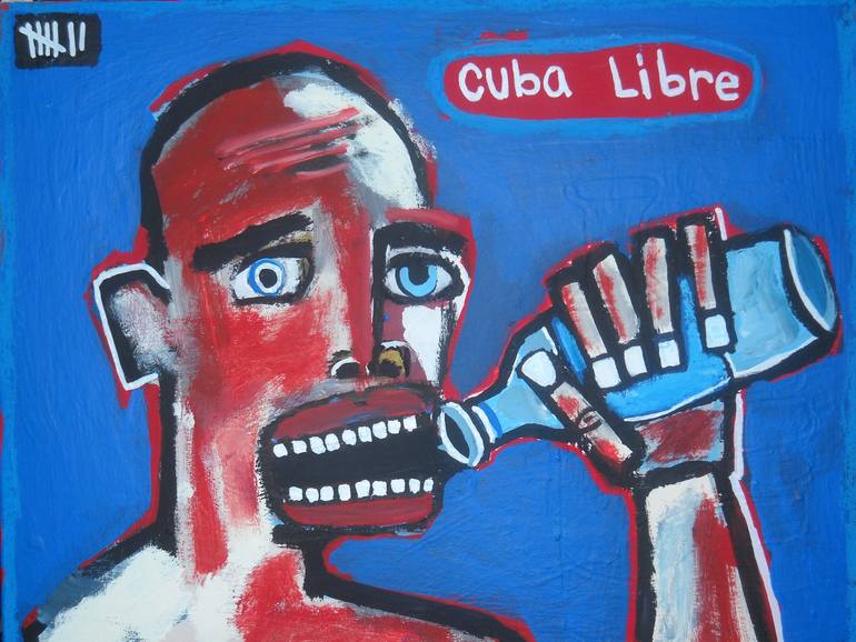 Cuba Libre Painting by Luke Yocum | Saatchi Art