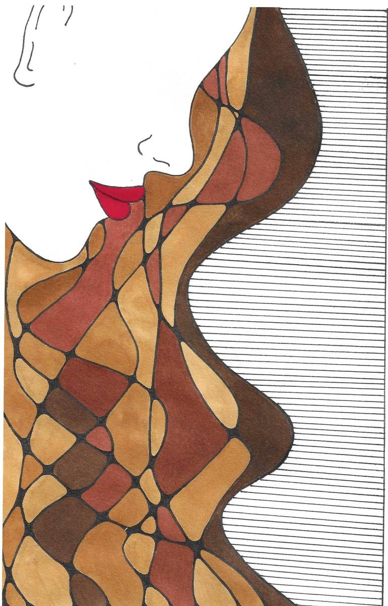 Fair Face Perfection 2 Drawing by Amanda Da Costa | Saatchi Art