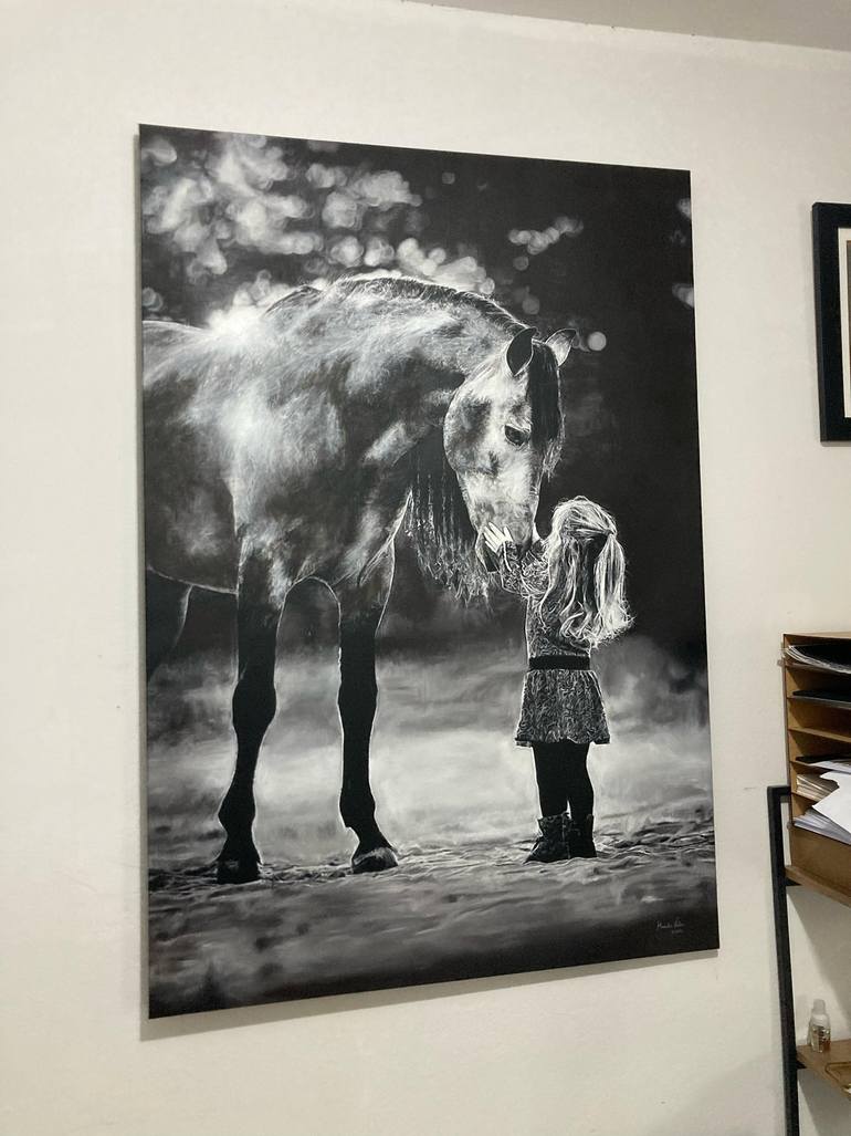 Strength and Delicacy Painting by Hercules Vales | Saatchi Art