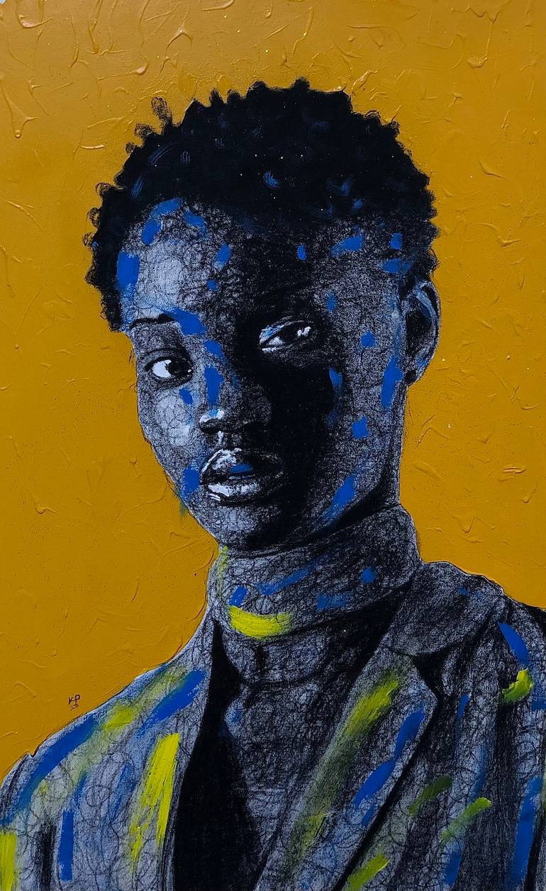 INNER THOUGHT ( Limited Edition ) Mixed Media by Aziz Abdulai X ...