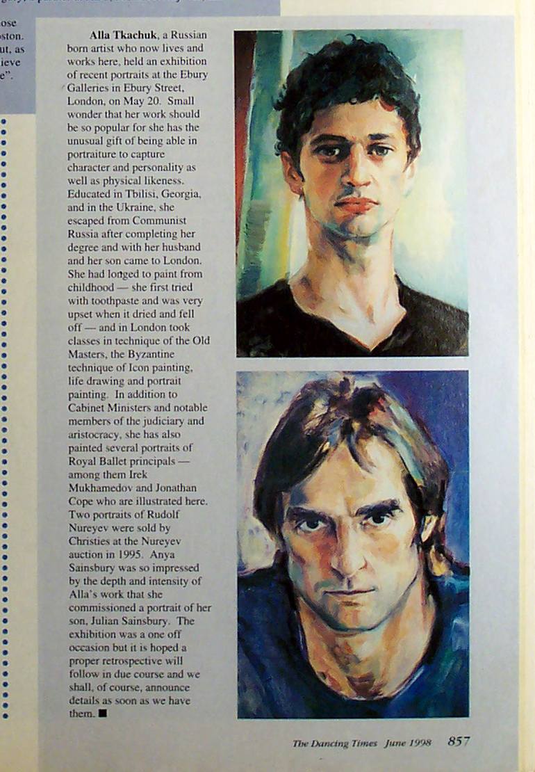 Portrait of Jonathan Cope Drawing by Alla Tkachuk | Saatchi Art