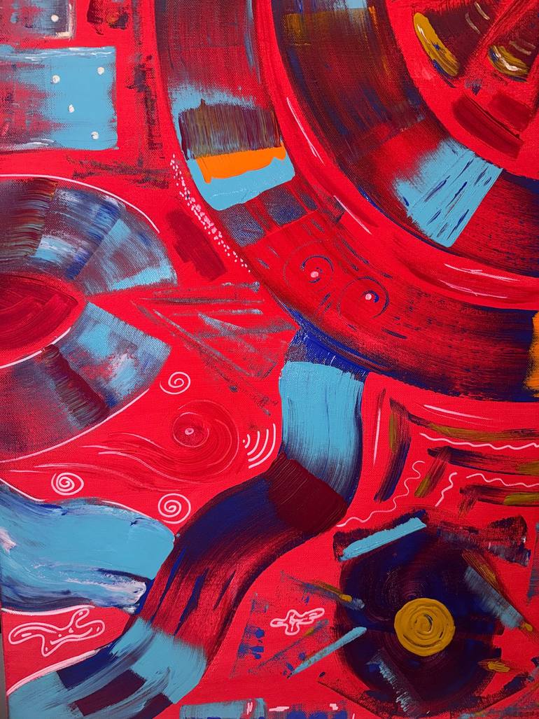 The Confusion of Tuesday Painting by Keti Diakonidze | Saatchi Art