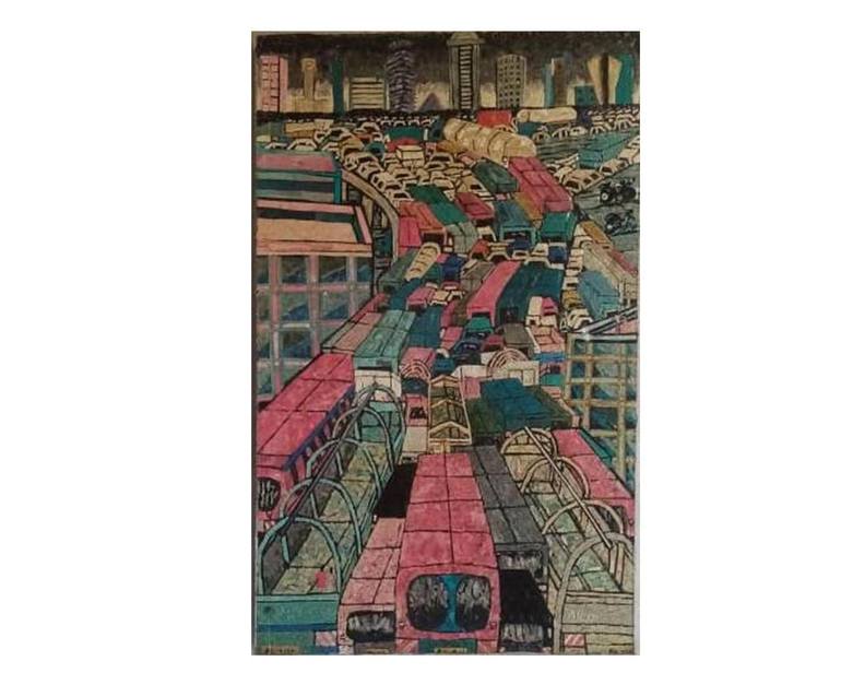 HIGHLY TRAFFIC CONGESTION Collage by Anthony Irungu | Saatchi Art