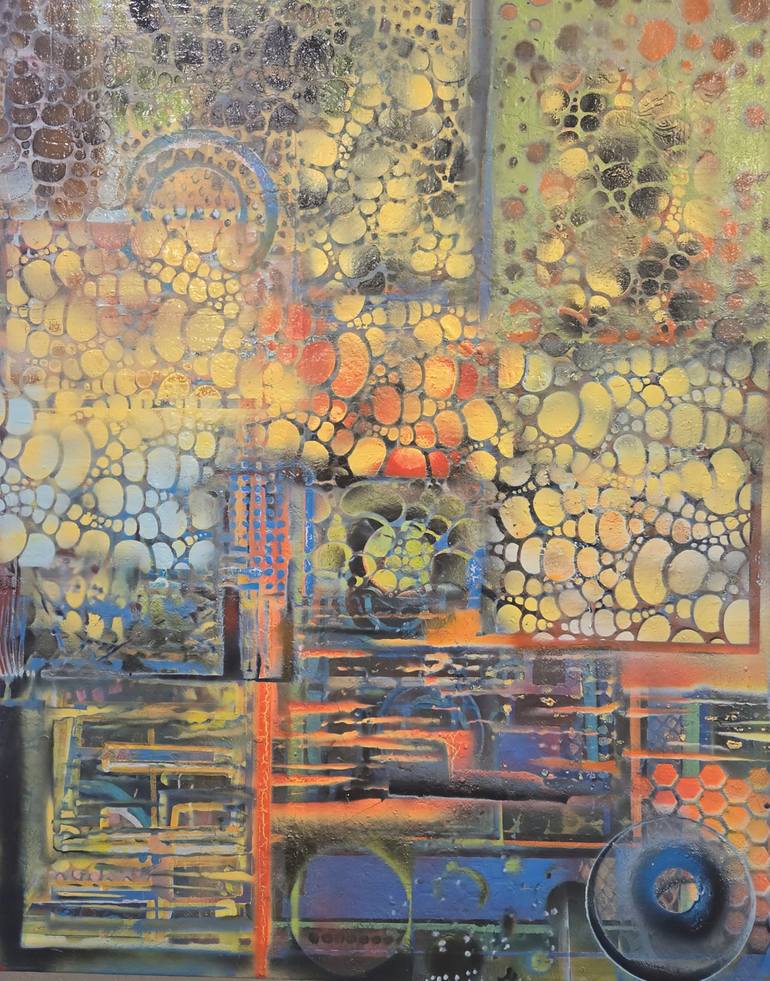 Interference Painting by Ben Wilson | Saatchi Art