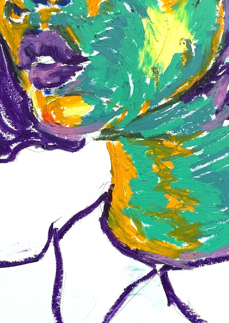 Oil Pastel Portrait // 4 Drawing by Antonia Milzner | Saatchi Art