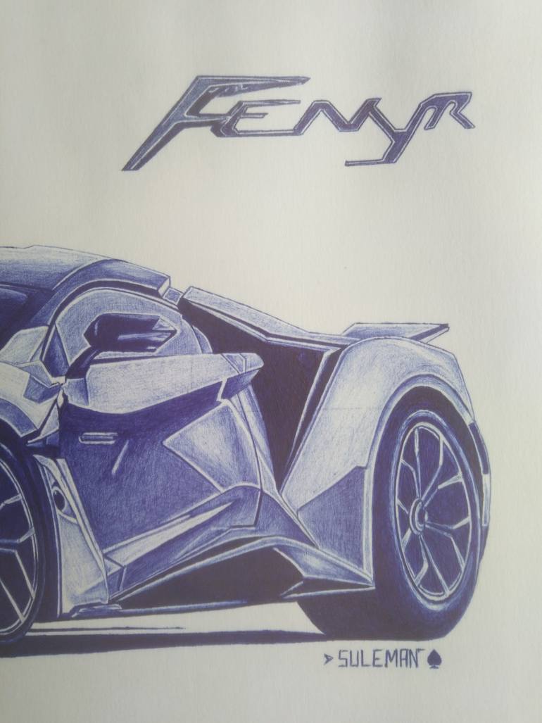 W motors fenyre hypersport super car Drawing by Muhammad Suleman ...
