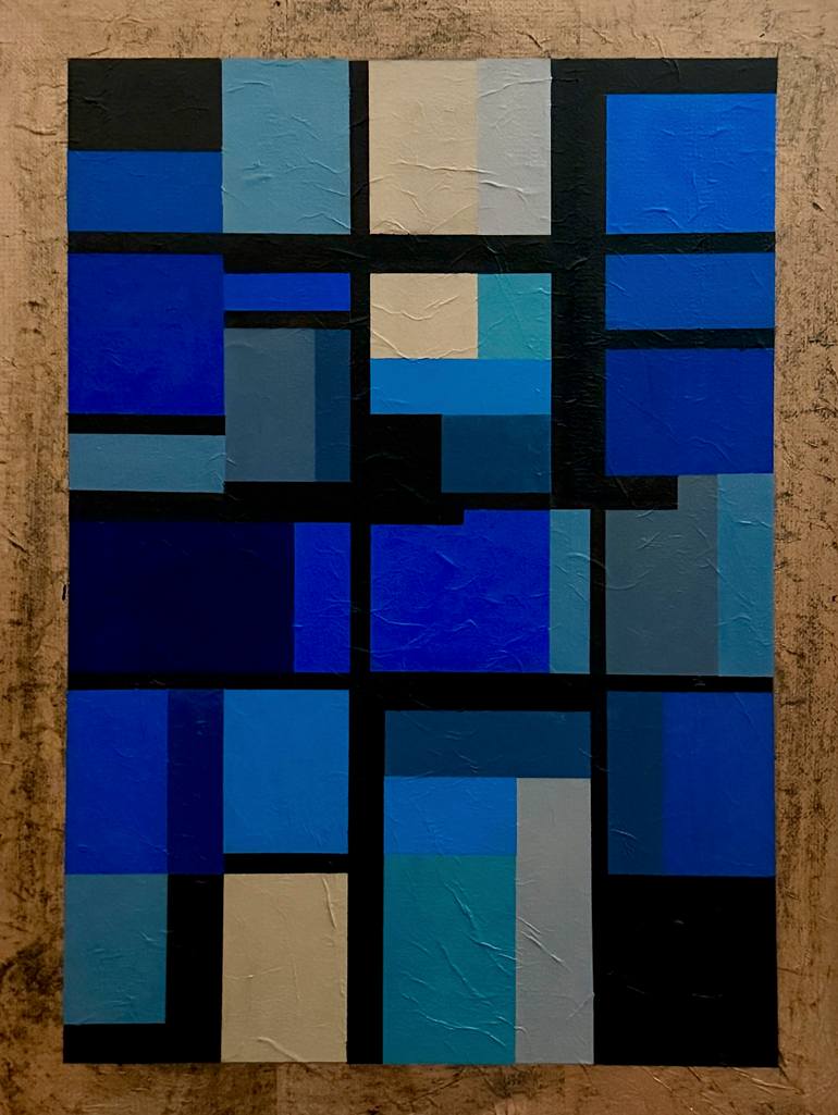 KROMA serie 02 / LIGHT, FORM, AND COLOR / The Blue Dynasty 05 Painting ...