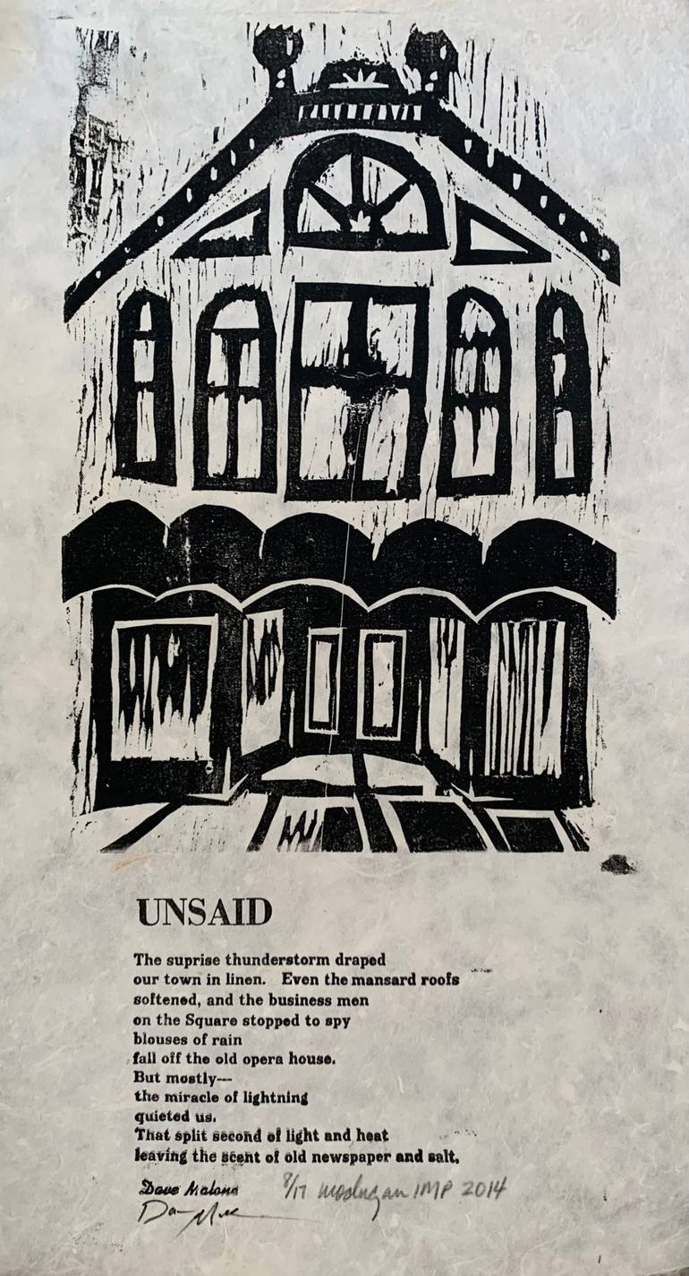 Woodblock Print, Dave Malone & Bill Dugan, Signed Limited Edition ...
