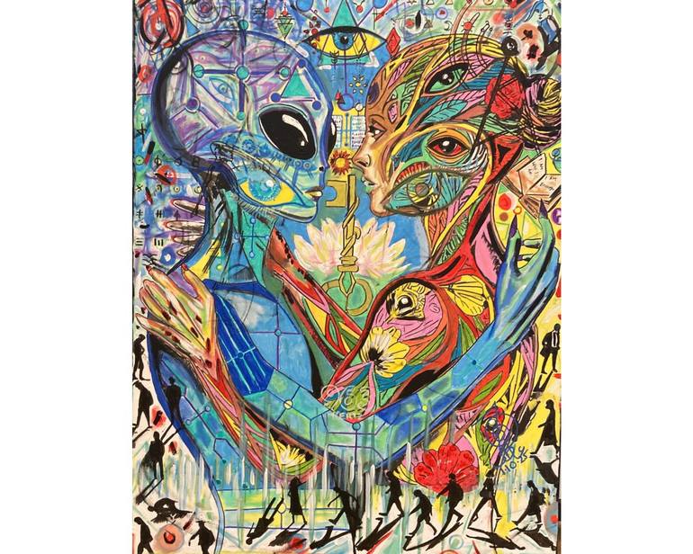 THE UNION Painting by Atif Munir | Saatchi Art