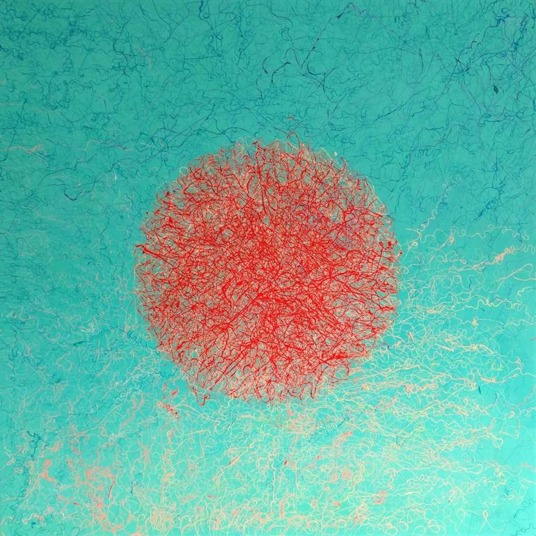 SACRAL Painting by Barbara Jasiulis-Goldyn | Saatchi Art Poland