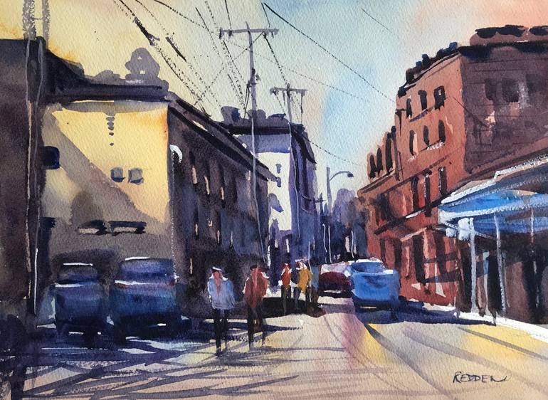 Back Alley Painting by Deborah Redden | Saatchi Art