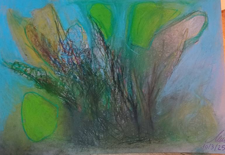 Ephemeral Currents Drawing by Irina Georgiana Miu | Saatchi Art