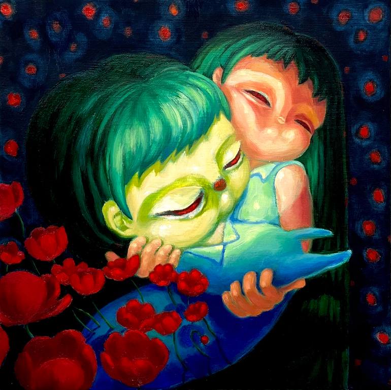 Caring Painting by Yooyeon Nam | Saatchi Art